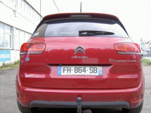 Red Citroen Grand C4 SpaceToure 2018 in Vilnius, with an engine capacity of 1.50 L and mileage of 154 thousand km for 7199 €, photo 8 on AUTOMOTO.COM.LV