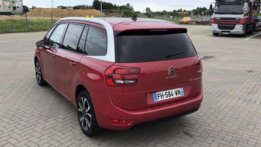 Sarkans Citroen Grand C4 SpaceToure 2019 Tauragė, ar dzinēja tilpumu 1.50 L un nobraukumu 197 tūkst. km par 7500 €, foto 5 vietnē AUTOMOTO.COM.LV