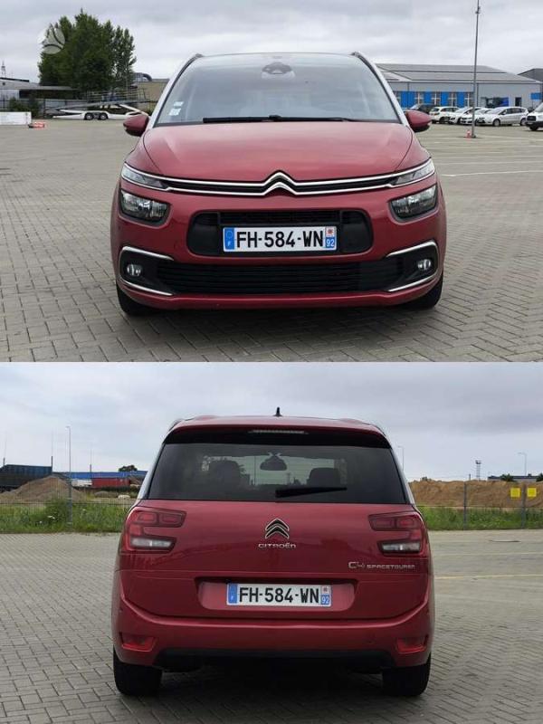 Red Citroen Grand C4 SpaceToure 2019 in Taurage, with an engine capacity of 1.50 L and mileage of 197 thousand km for 7500 €, photo 7 on AUTOMOTO.COM.LV