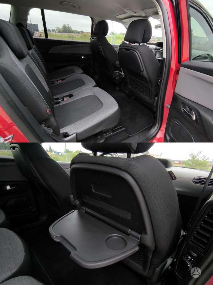 Sarkans Citroen Grand C4 SpaceToure 2019 Tauragė, ar dzinēja tilpumu 1.50 L un nobraukumu 197 tūkst. km par 7500 €, foto 14 vietnē AUTOMOTO.COM.LV