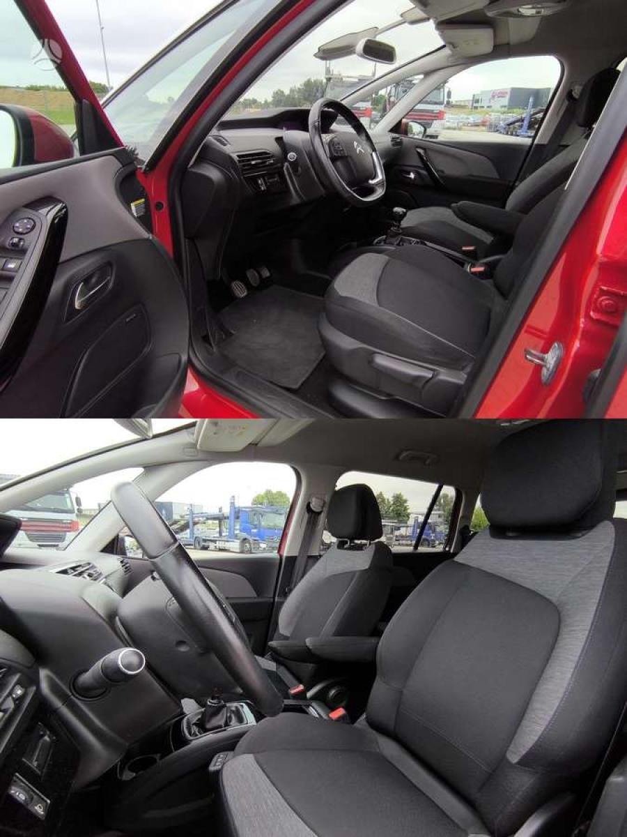 Sarkans Citroen Grand C4 SpaceToure 2019 Tauragė, ar dzinēja tilpumu 1.50 L un nobraukumu 197 tūkst. km par 7500 €, foto 16 vietnē AUTOMOTO.COM.LV