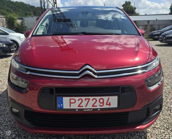 Sarkans Citroen Grand C4 SpaceToure 2019 Kauņa, ar dzinēja tilpumu 1.50 L un nobraukumu 255 tūkst. km par 5899 €, foto 2 vietnē AUTOMOTO.COM.LV