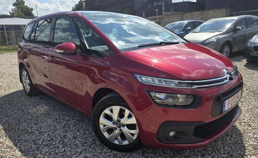 Sarkans Citroen Grand C4 SpaceToure 2019 Kauņa, ar dzinēja tilpumu 1.50 L un nobraukumu 255 tūkst. km par 5899 €, foto 4 vietnē AUTOMOTO.COM.LV