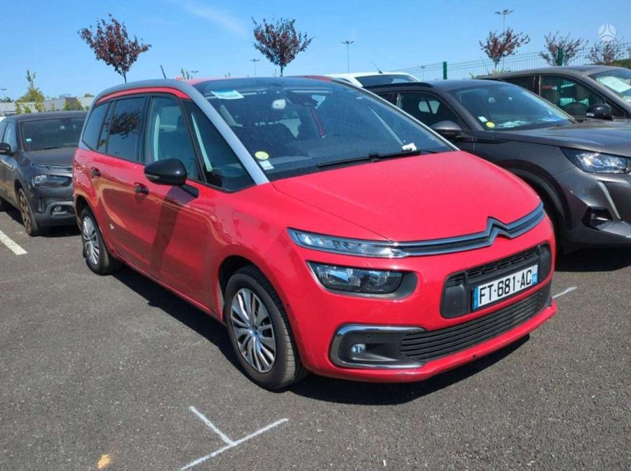 Sarkans Citroen Grand C4 SpaceToure 2020 Viļņa, ar dzinēja tilpumu 1.50 L un nobraukumu 137 tūkst. km par 10890 €, foto 4 vietnē AUTOMOTO.COM.LV