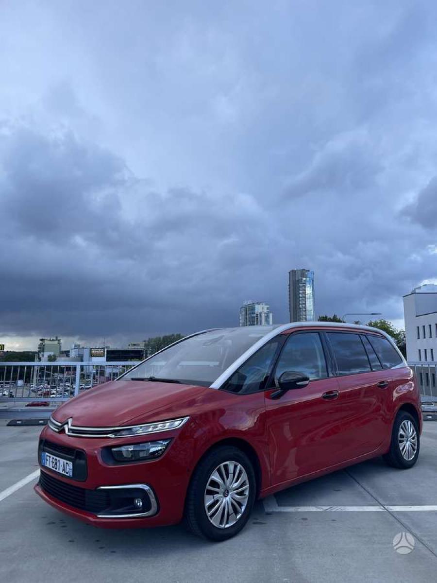 Sarkans Citroen Grand C4 SpaceToure 2020 Viļņa, ar dzinēja tilpumu 1.50 L un nobraukumu 137 tūkst. km par 9100 €, foto 11 vietnē AUTOMOTO.COM.LV