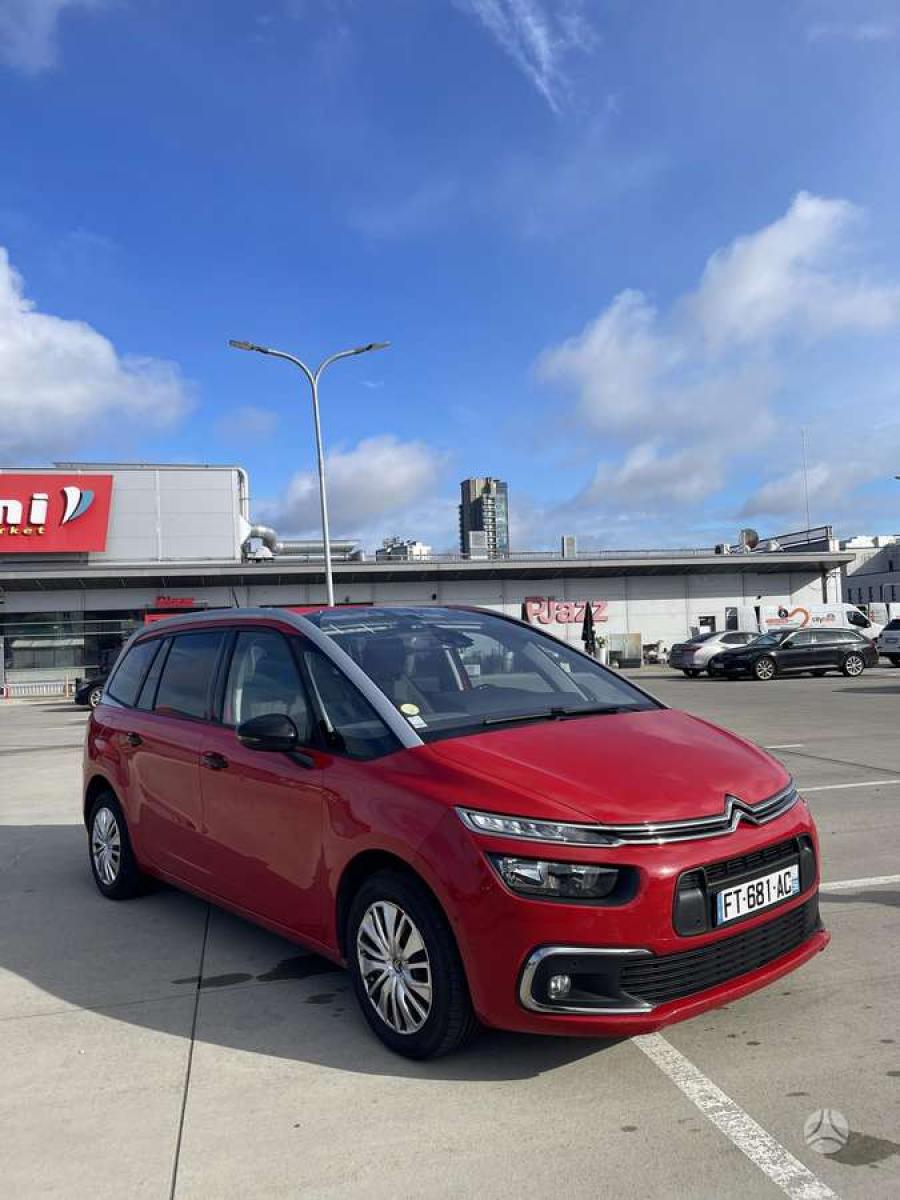 Sarkans Citroen Grand C4 SpaceToure 2020 Viļņa, ar dzinēja tilpumu 1.50 L un nobraukumu 137 tūkst. km par 9100 €, foto 32 vietnē AUTOMOTO.COM.LV