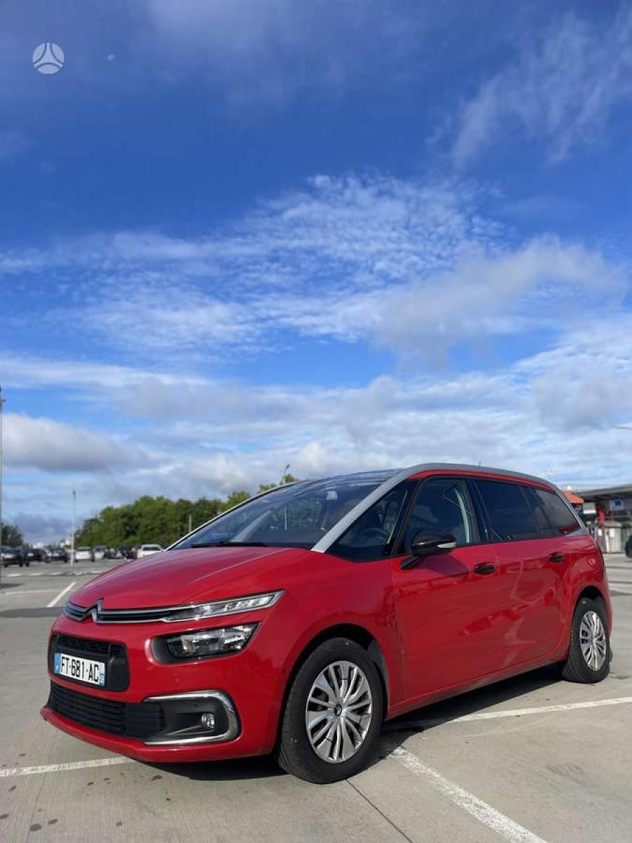 Sarkans Citroen Grand C4 SpaceToure 2020 Viļņa, ar dzinēja tilpumu 1.50 L un nobraukumu 137 tūkst. km par 9100 €, foto 35 vietnē AUTOMOTO.COM.LV