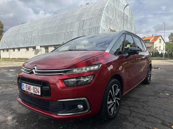 Sarkans Citroen Grand C4 SpaceToure 2021 Šauļi, ar dzinēja tilpumu 1.50 L un nobraukumu 183 tūkst. km par 9350 €, foto 3 vietnē AUTOMOTO.COM.LV