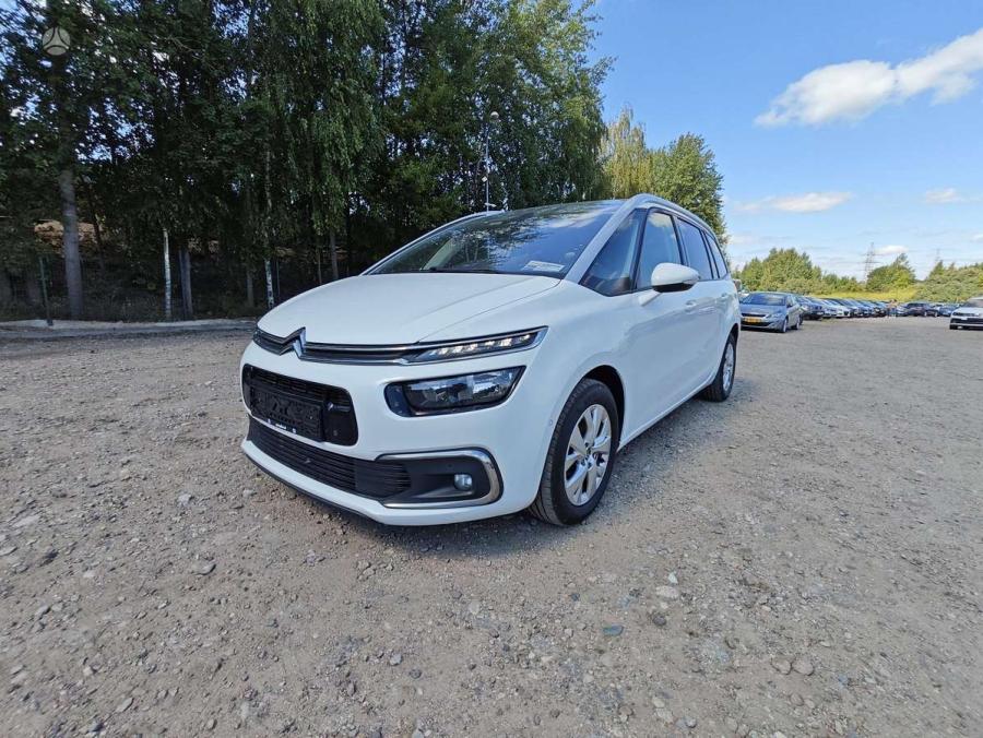 Balts Citroen Grand C4 SpaceToure 2018 Kauņa, ar dzinēja tilpumu 1.56 L un nobraukumu 229 tūkst. km par 6850 €, foto 3 vietnē AUTOMOTO.COM.LV