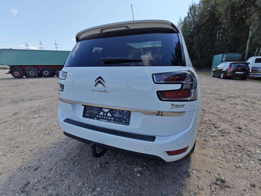 Balts Citroen Grand C4 SpaceToure 2018 Kauņa, ar dzinēja tilpumu 1.56 L un nobraukumu 229 tūkst. km par 6850 €, foto 4 vietnē AUTOMOTO.COM.LV