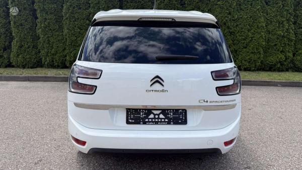 White Citroen Grand C4 SpaceToure 2019 in Kaunas, with an engine capacity of 1.50 L and mileage of 230 thousand km for 7700 €, photo 8 on AUTOMOTO.COM.LV