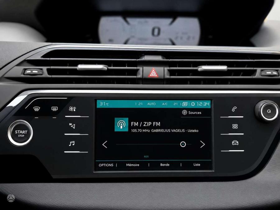 Balts Citroen Grand C4 SpaceToure 2020 Klaipėda, ar dzinēja tilpumu 1.50 L un nobraukumu 219 tūkst. km par 6500 €, foto 24 vietnē AUTOMOTO.COM.LV