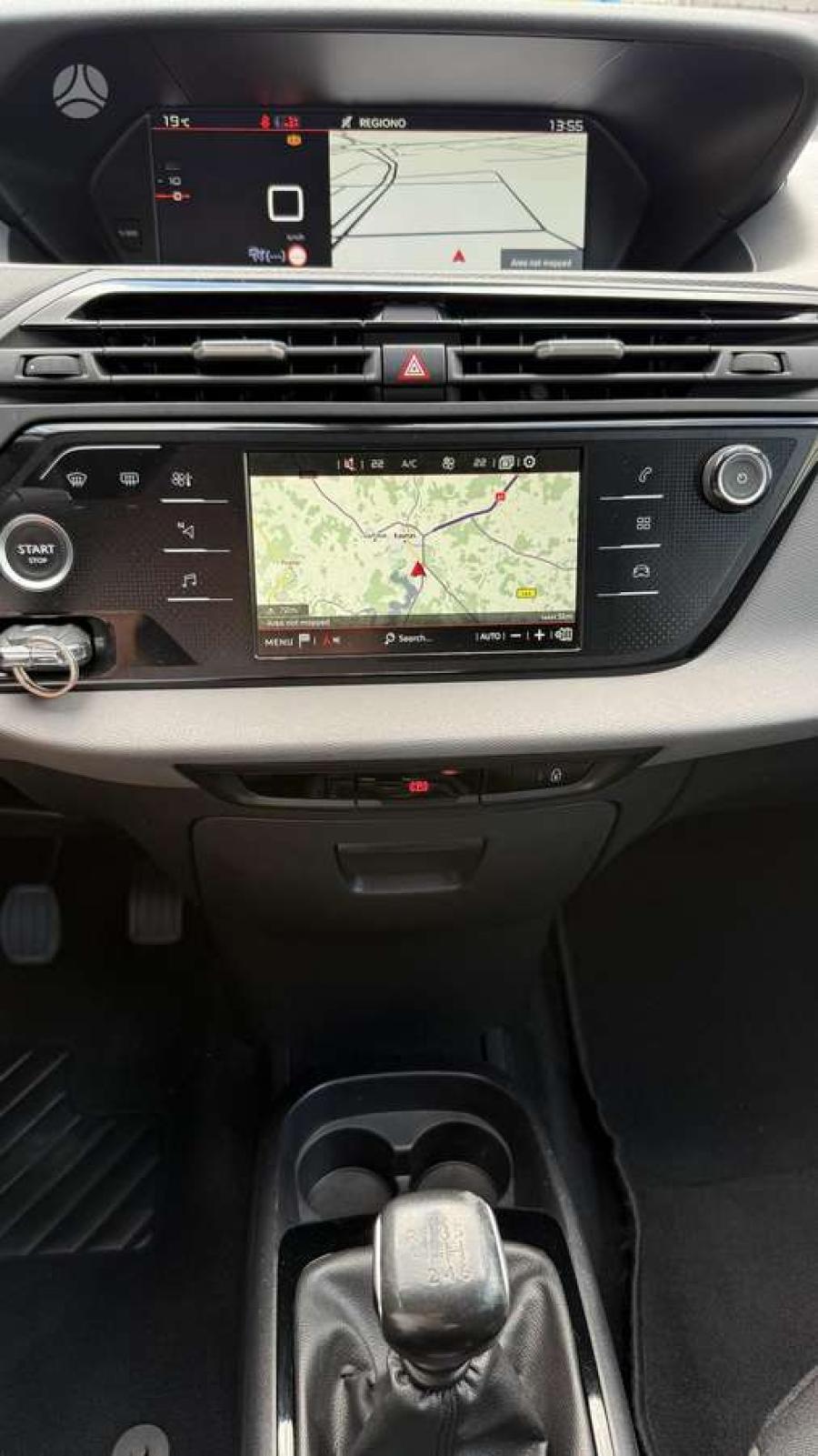 White Citroen Grand C4 SpaceToure 2020 in Kaunas, with an engine capacity of 1.50 L and mileage of 229 thousand km for 7990 €, photo 21 on AUTOMOTO.COM.LV