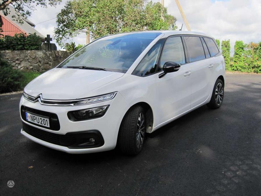 Balts Citroen Grand C4 SpaceToure 2022 Šauļi, ar dzinēja tilpumu 1.50 L un nobraukumu 179 tūkst. km par 8999 €, foto 1 vietnē AUTOMOTO.COM.LV