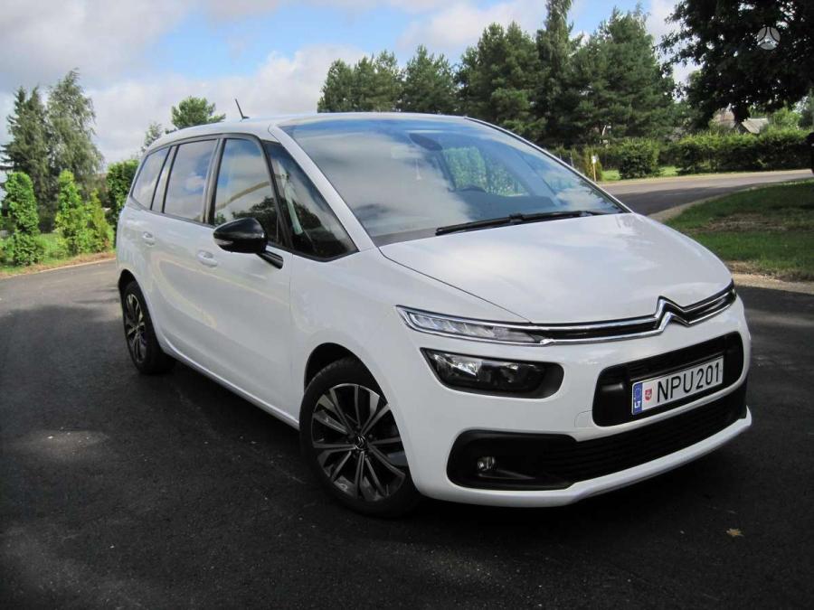 Balts Citroen Grand C4 SpaceToure 2022 Šauļi, ar dzinēja tilpumu 1.50 L un nobraukumu 179 tūkst. km par 8999 €, foto 4 vietnē AUTOMOTO.COM.LV