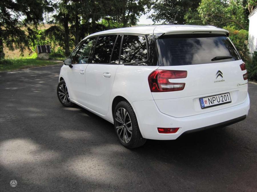 Balts Citroen Grand C4 SpaceToure 2022 Šauļi, ar dzinēja tilpumu 1.50 L un nobraukumu 179 tūkst. km par 8999 €, foto 8 vietnē AUTOMOTO.COM.LV