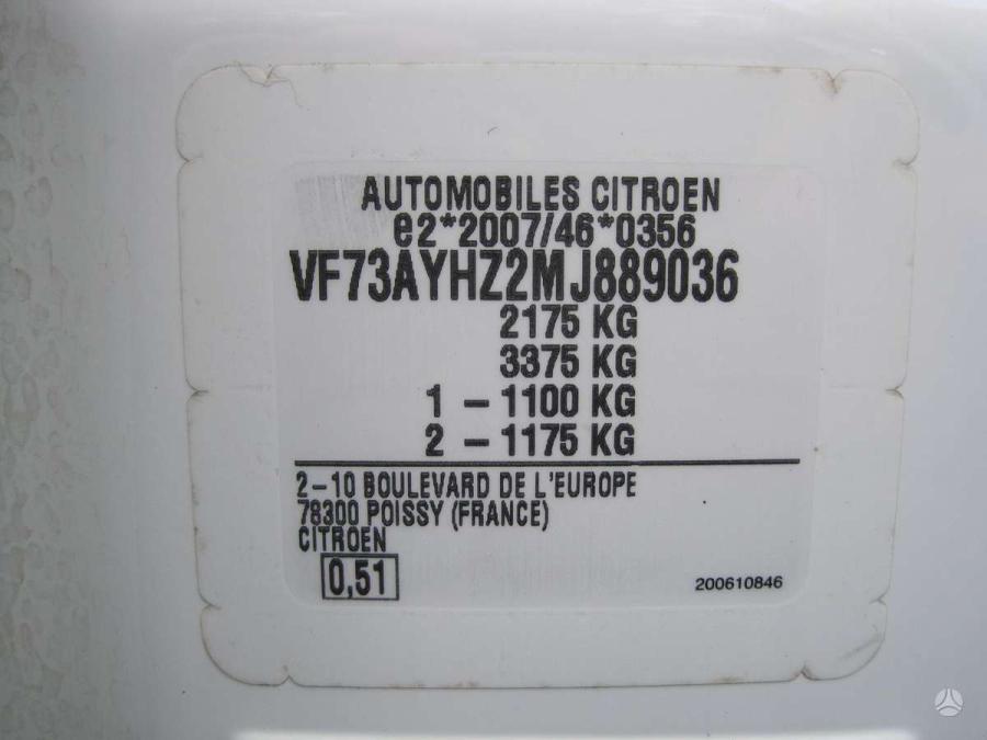 Balts Citroen Grand C4 SpaceToure 2022 Šauļi, ar dzinēja tilpumu 1.50 L un nobraukumu 179 tūkst. km par 8999 €, foto 22 vietnē AUTOMOTO.COM.LV
