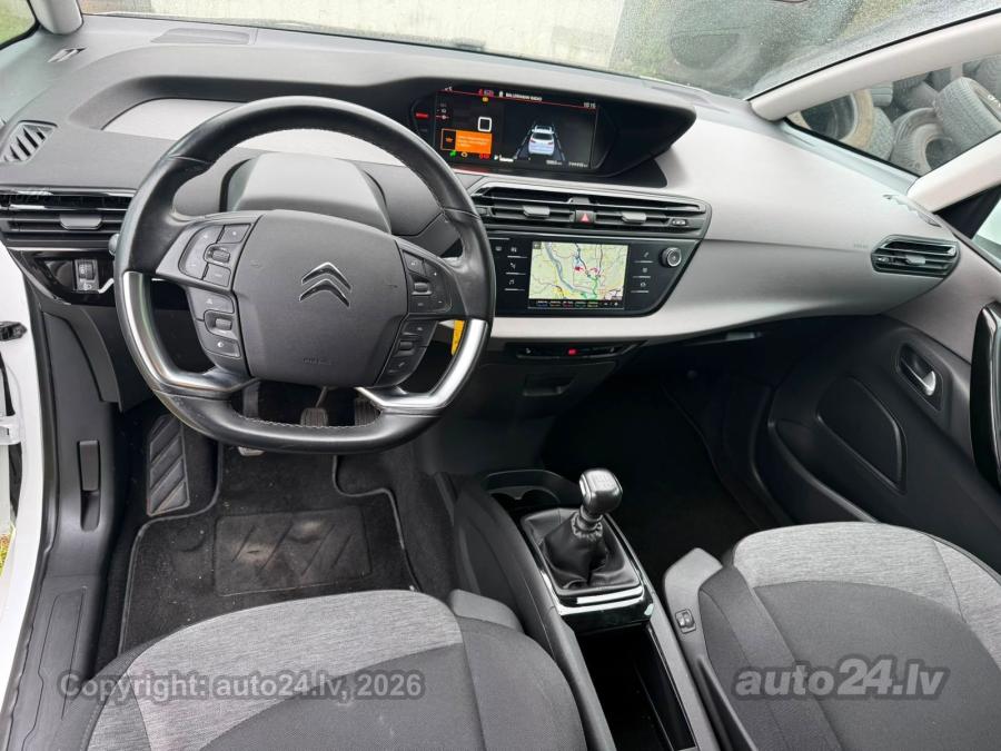 Balts Citroen Grand C4 SpaceToure 2019 Viljandi, ar dzinēja tilpumu 1.50 L un nobraukumu 144 tūkst. km par 10990 €, foto 6 vietnē AUTOMOTO.COM.LV