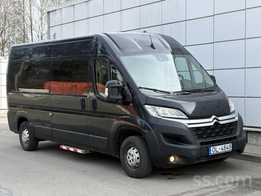 Black Citroen Jumper 2022 in Riga, with an engine capacity of 2.20 L and mileage of 0 thousand km for 12500 €, photo 1 on AUTOMOTO.COM.LV