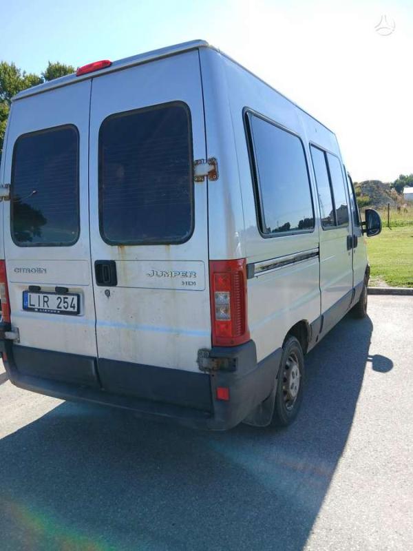 Pelēks Citroen Jumper 2006 Kėdainiai, ar dzinēja tilpumu 2.80 L un nobraukumu 300 tūkst. km par 2700 €, foto 4 vietnē AUTOMOTO.COM.LV