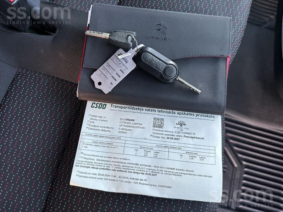 Pelēks Citroen Jumper 2016 Jelgava, ar dzinēja tilpumu 2.20 L un nobraukumu 225 tūkst. km par 7250 €, foto 16 vietnē AUTOMOTO.COM.LV