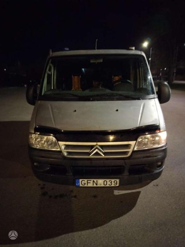 Pelēks Citroen Jumper 2004 Kauņa, ar dzinēja tilpumu 2.18 L un nobraukumu 487 tūkst. km par 2300 €, foto 4 vietnē AUTOMOTO.COM.LV