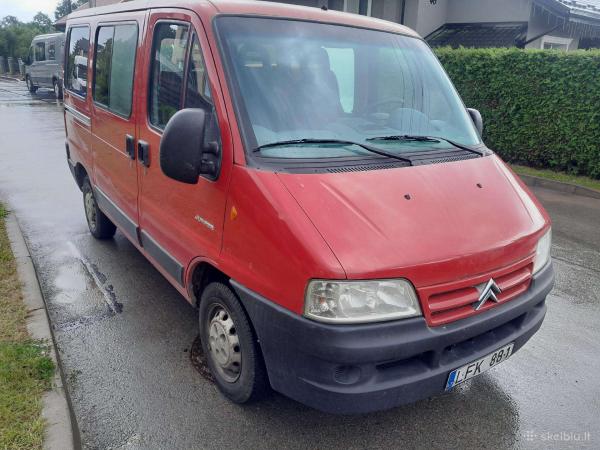 Sarkans Citroen Jumper 2005 Alīta, ar dzinēja tilpumu 2.00 L un nobraukumu 188 tūkst. km par 2500 €, foto 2 vietnē AUTOMOTO.COM.LV