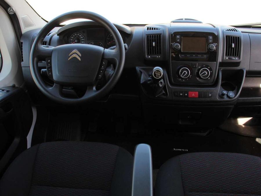 White Citroen Jumper 2022 in Vilnius, with an engine capacity of 2.18 L and mileage of 101 thousand km for 19000 €, photo 7 on AUTOMOTO.COM.LV