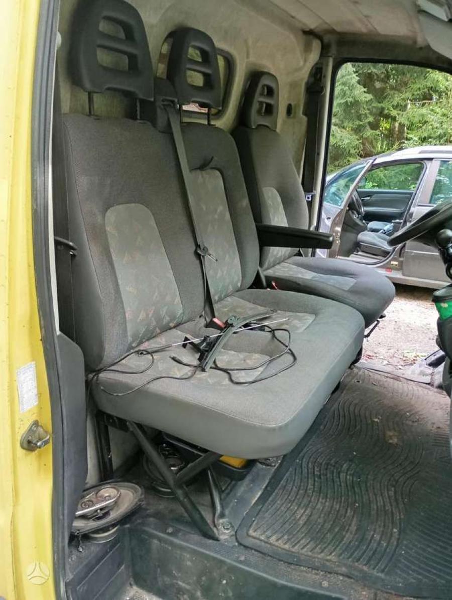 Yellow Citroen Jumper 2005 in Silute, with an engine capacity of 2.80 L and mileage of 300 thousand km for 1200 €, photo 12 on AUTOMOTO.COM.LV