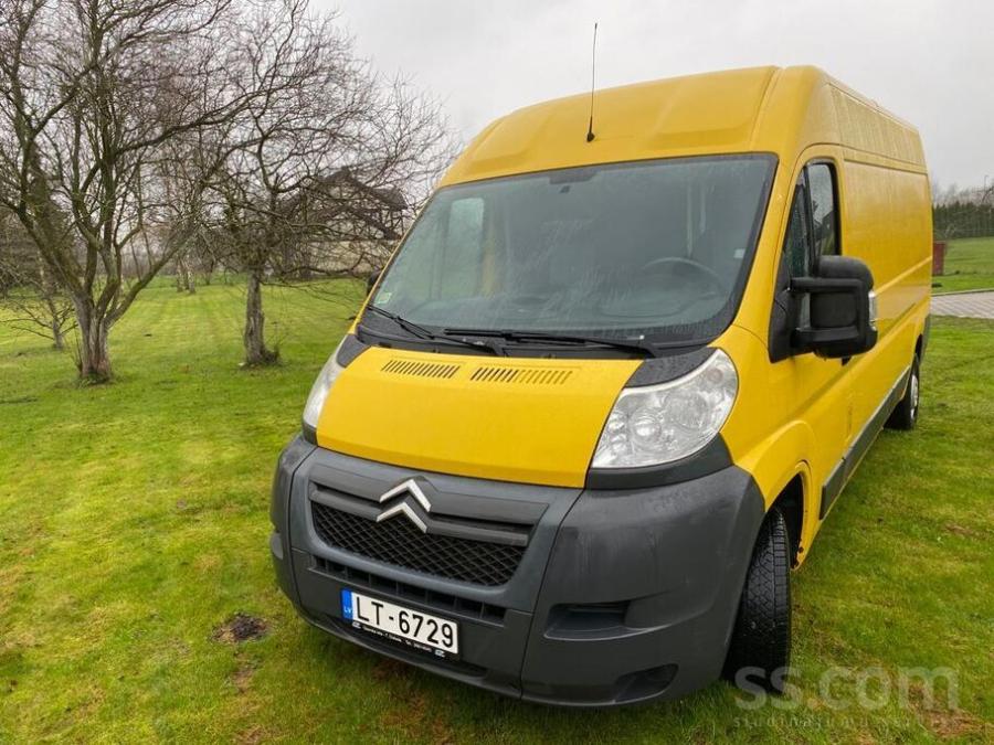 Yellow Citroen Jumper 2013 in Riga, with an engine capacity of 2.20 L and mileage of 0 thousand km for 6990 €, photo 1 on AUTOMOTO.COM.LV