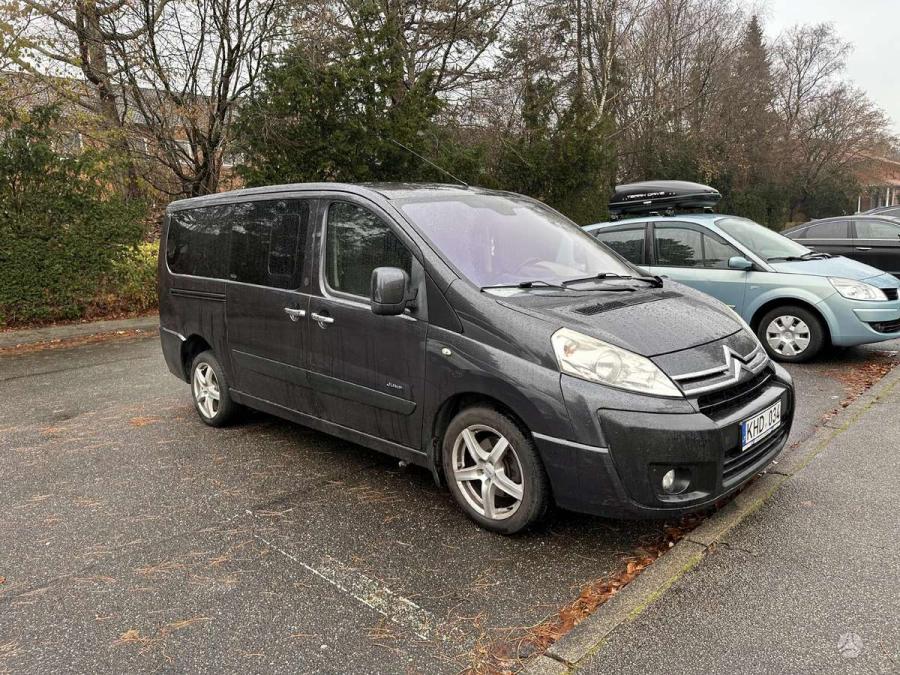Black Citroen Jumpy 2008 in Kaunas, with an engine capacity of 2.00 L and mileage of 309 thousand km for 4000 €, photo 1 on AUTOMOTO.COM.LV