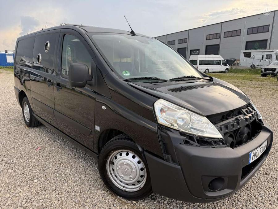 Black Citroen Jumpy 2013 in Vilnius, with an engine capacity of 2.00 L and mileage of 80 thousand km for 3000 €, photo 1 on AUTOMOTO.COM.LV