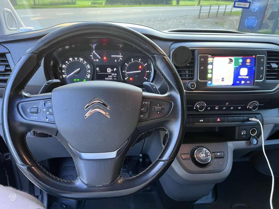 Black Citroen Jumpy 2021 in Rokiskis, with an engine capacity of 2.00 L and mileage of 167 thousand km for 10300 €, photo 12 on AUTOMOTO.COM.LV