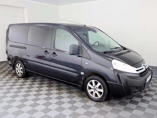 Black Citroen Jumpy 2013 in Tallinn, with an engine capacity of 2.00 L and mileage of 344 thousand km for 1699 €, photo 1 on AUTOMOTO.COM.LV