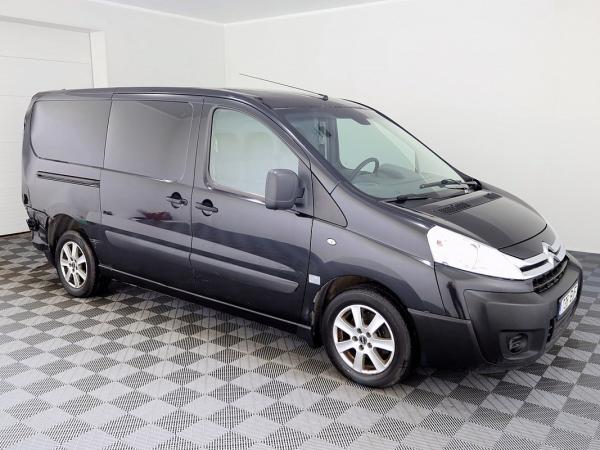 Black Citroen Jumpy 2013 in Tallinn, with an engine capacity of 2.00 L and mileage of 344 thousand km for 1699 €, photo 8 on AUTOMOTO.COM.LV