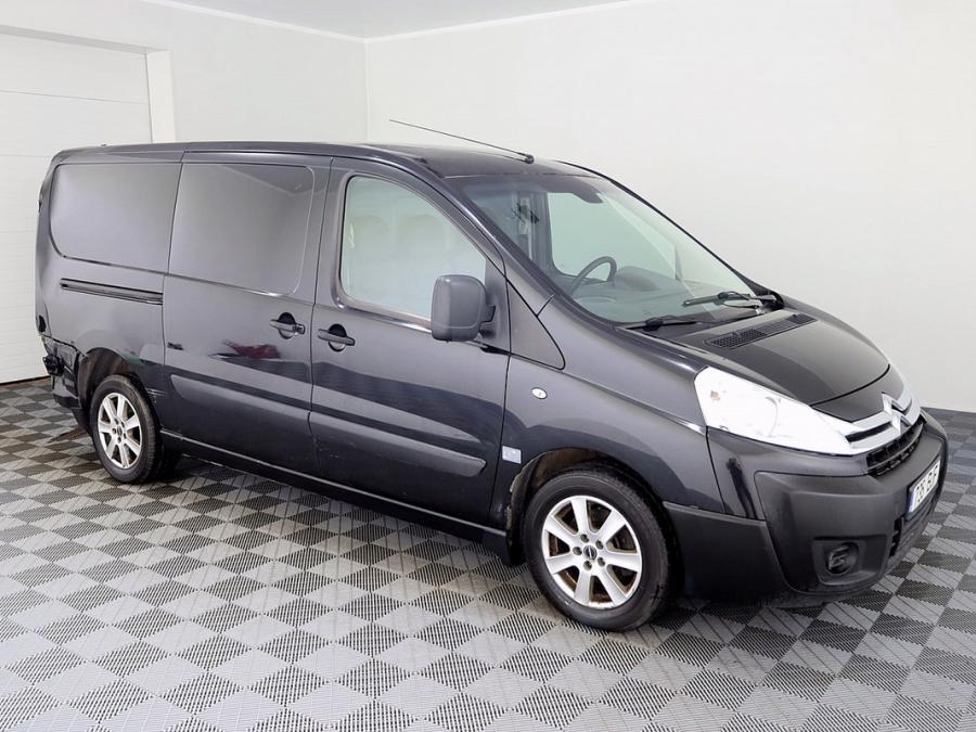 Black Citroen Jumpy 2013 in Tallinn, with an engine capacity of 2.00 L and mileage of 344 thousand km for 1699 €, photo 9 on AUTOMOTO.COM.LV