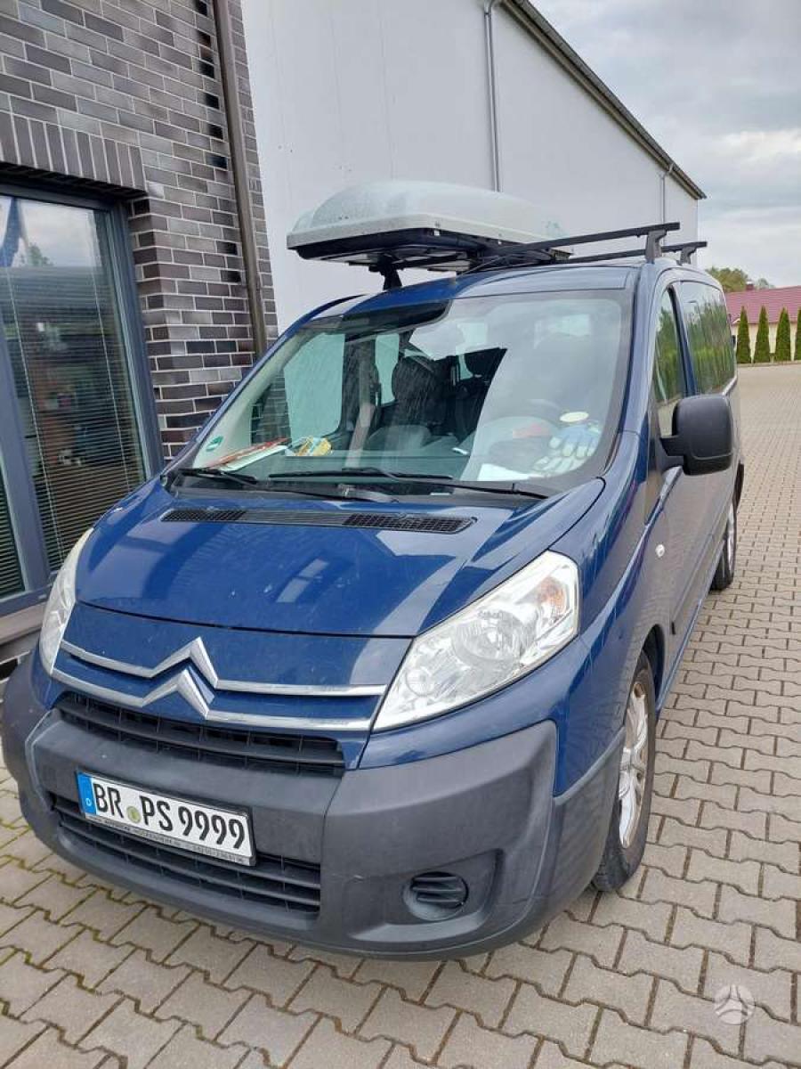 Blue Citroen Jumpy 2012 in Vilnius, with an engine capacity of 2.00 L and mileage of 239 thousand km for 5000 €, photo 1 on AUTOMOTO.COM.LV