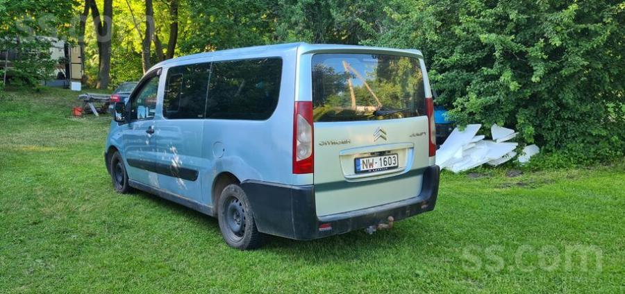 Blue Citroen Jumpy 2008 in Riga, with an engine capacity of 1.60 L and mileage of 672 thousand km for 1900 €, photo 5 on AUTOMOTO.COM.LV