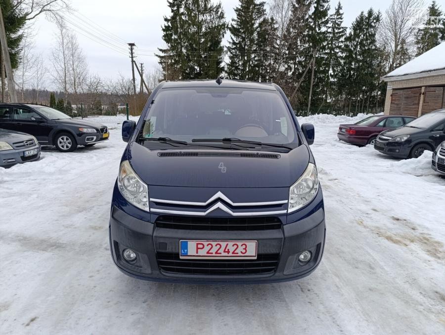 Blue Citroen Jumpy 2010 in Sirvintos, with an engine capacity of 2.00 L and mileage of 349 thousand km for 5500 €, photo 2 on AUTOMOTO.COM.LV