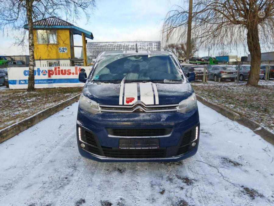 Zils Citroen Jumpy 2017 Marijampole, ar dzinēja tilpumu 2.00 L un nobraukumu 333 tūkst. km par 7500 €, foto 1 vietnē AUTOMOTO.COM.LV