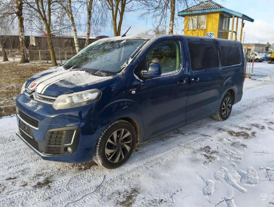 Zils Citroen Jumpy 2017 Marijampole, ar dzinēja tilpumu 2.00 L un nobraukumu 333 tūkst. km par 7500 €, foto 18 vietnē AUTOMOTO.COM.LV