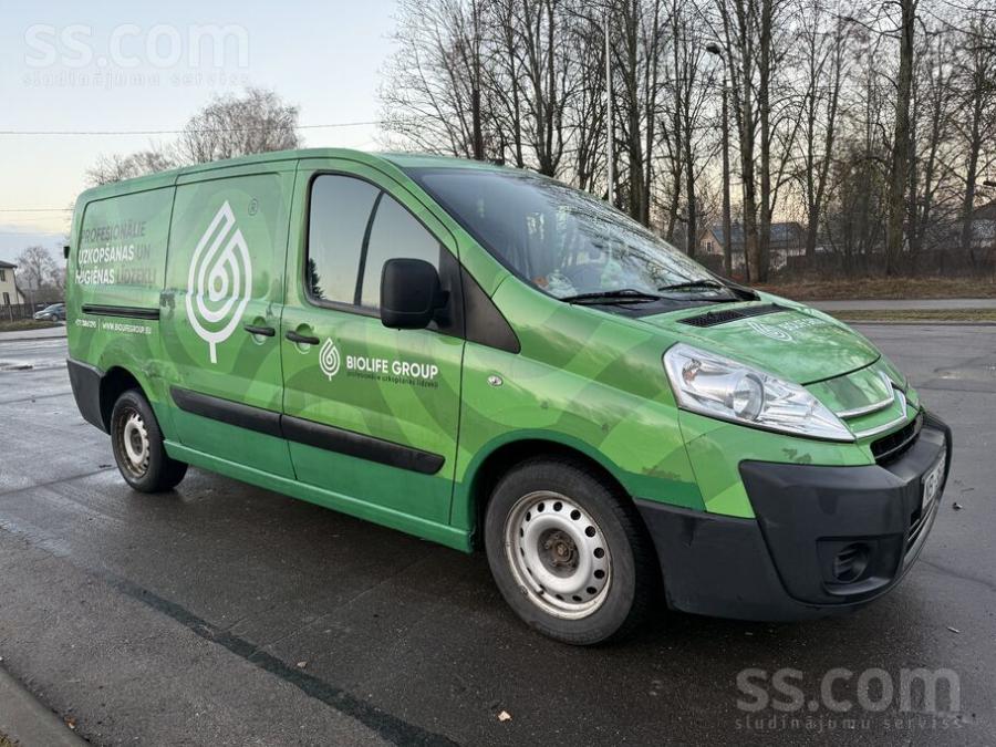 Zaļš Citroen Jumpy 2012 Rīga, ar dzinēja tilpumu 2.00 L un nobraukumu 310 tūkst. km par 3300 €, foto 2 vietnē AUTOMOTO.COM.LV