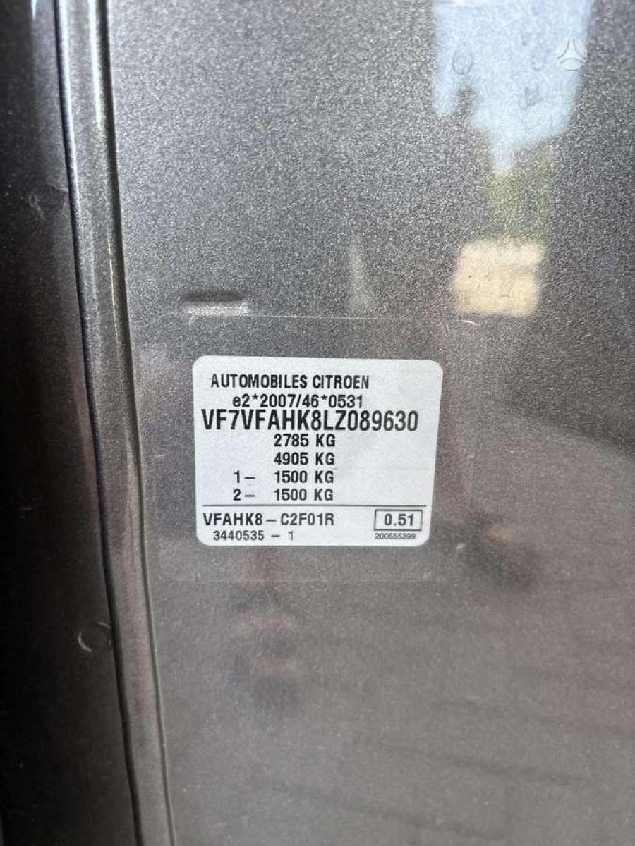 Pelēks Citroen Jumpy 2021 Tauragė, ar dzinēja tilpumu 2.00 L un nobraukumu 247 tūkst. km par 9900 €, foto 20 vietnē AUTOMOTO.COM.LV
