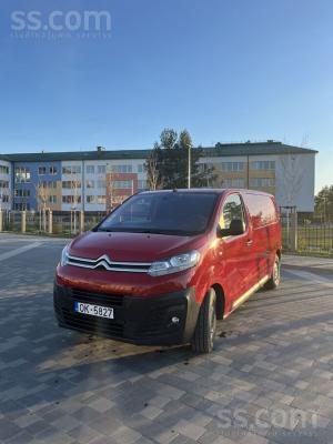 Red Citroen Jumpy 2022 in Jelgava, with an engine capacity of 1.50 L and mileage of 198 thousand km for 13750 €, photo  on AUTOMOTO.COM.LV