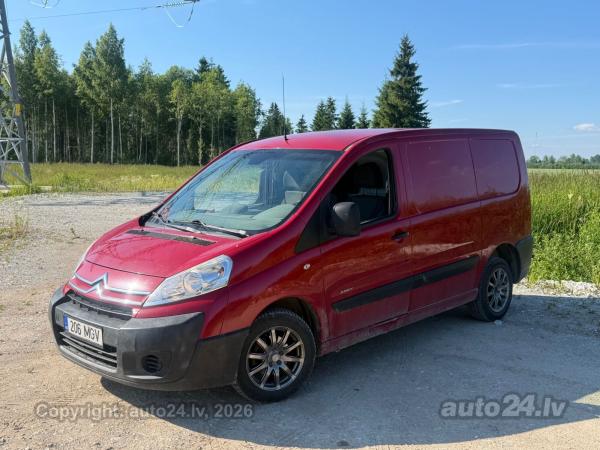 Красный Ситроен Jumpy 2007 в Муствеэ, объемом двигателя 1.60 л и пробегом 169 тыс. км за 999 €, фото 1 на AUTOMOTO.COM.LV