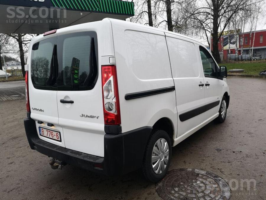 White Citroen Jumpy 2009 in Riga, with an engine capacity of 2.00 L and mileage of 0 thousand km for 3890 €, photo 6 on AUTOMOTO.COM.LV