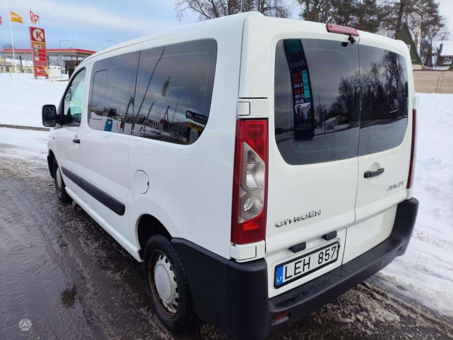 White Citroen Jumpy 2010 in Utena, with an engine capacity of 2.00 L and mileage of 281 thousand km for 4500 €, photo 8 on AUTOMOTO.COM.LV