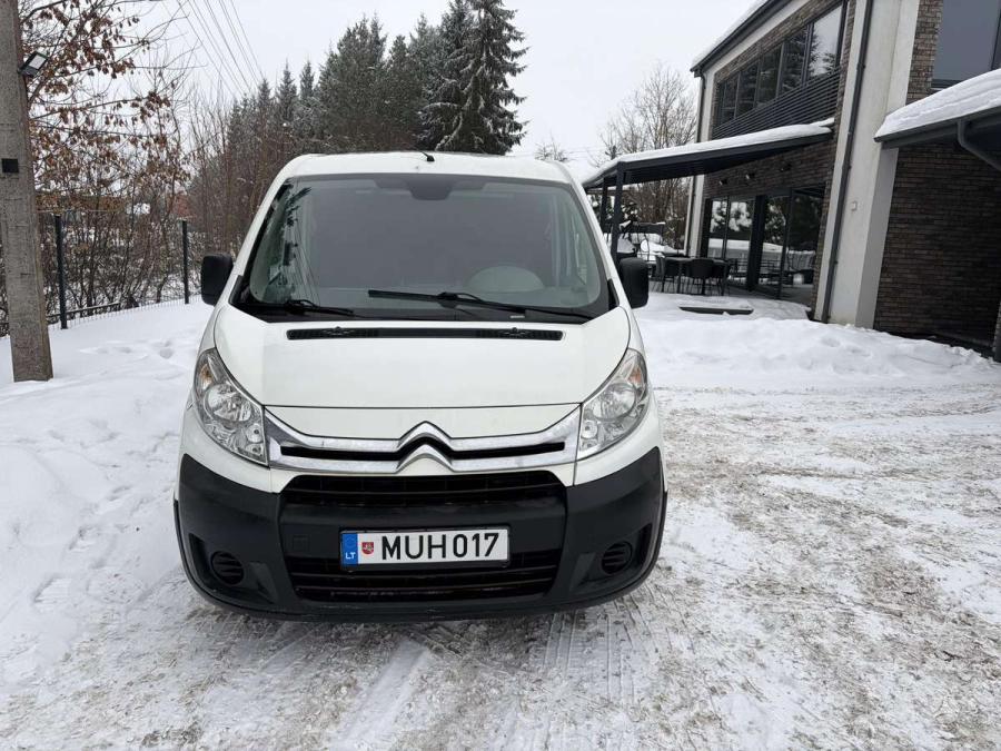 White Citroen Jumpy 2013 in Vilnius, with an engine capacity of 1.60 L and mileage of 353 thousand km for 3100 €, photo 1 on AUTOMOTO.COM.LV