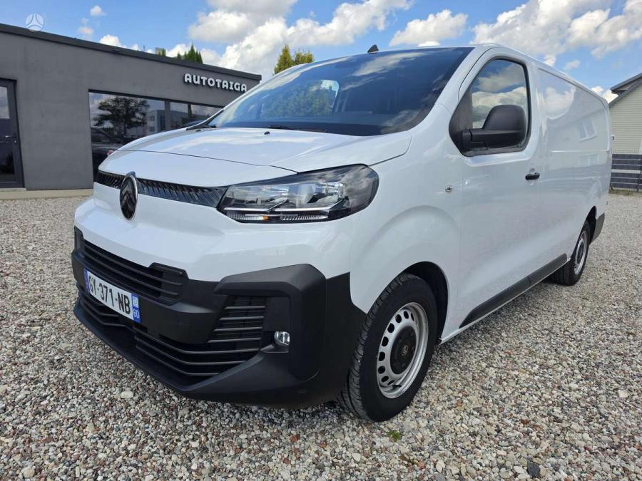 Balts Citroen Jumpy 2024 Tauragė, ar dzinēja tilpumu 2.00 L un nobraukumu 28 tūkst. km par 17900 €, foto 1 vietnē AUTOMOTO.COM.LV