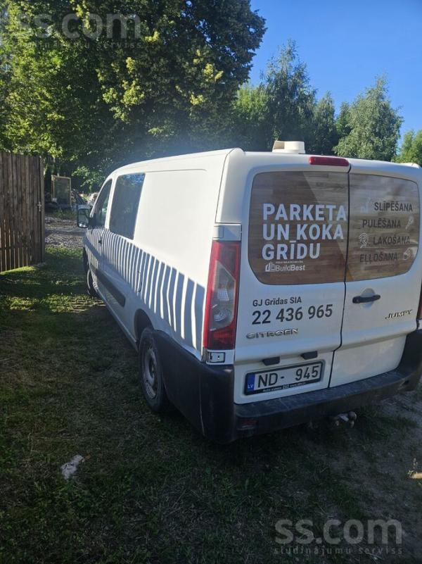 White Citroen Jumpy 2008 in Riga, with an engine capacity of 1.60 L and mileage of 170 thousand km for 1700 €, photo 4 on AUTOMOTO.COM.LV